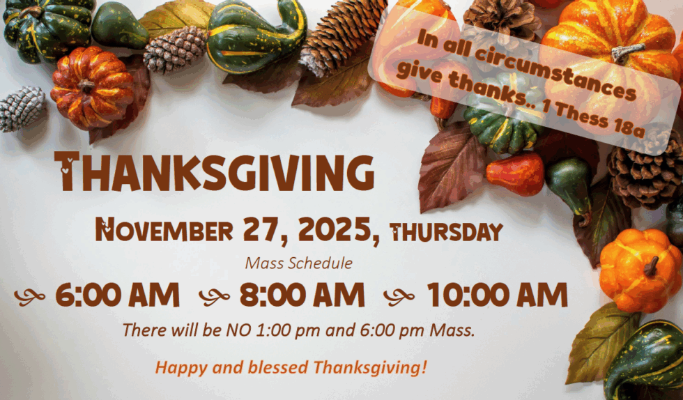 Thanksgiving Mass